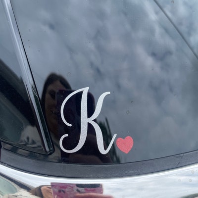 Personalized Heart Decal With Name Size Color and Name of - Etsy