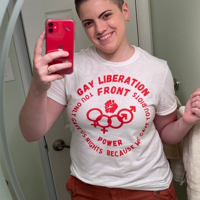 Gay Liberation Front Shirt LGBTQ Protest Riot Vintage Wear Lesbian ...