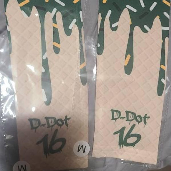 Custom Paint Drip Waffle ARM Sleeves for Kids and Adults, Personalized ...
