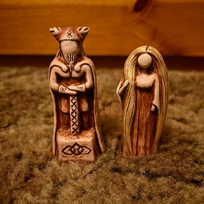 Norns Statue Goddess Norns Figurine Wyrd Verdandi Skuld Are Deities in ...