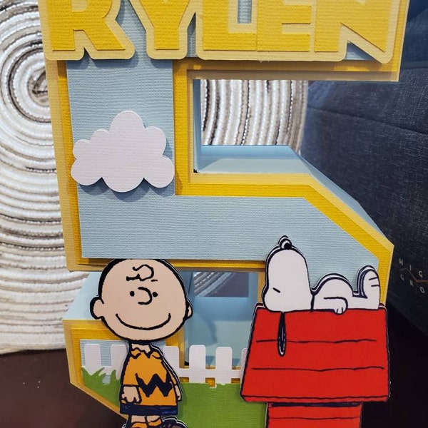 Charlie Brown 3D Letters - Etsy