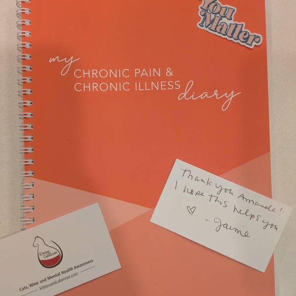 Chronic Pain Diary, Chronic Illness Diary, Health Journal, Planner - Etsy