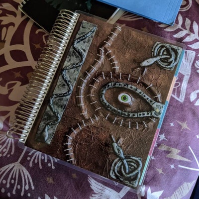 Front and Back Cover Set Hocus Pocus Inspired Spell Book Halloween 4 ...