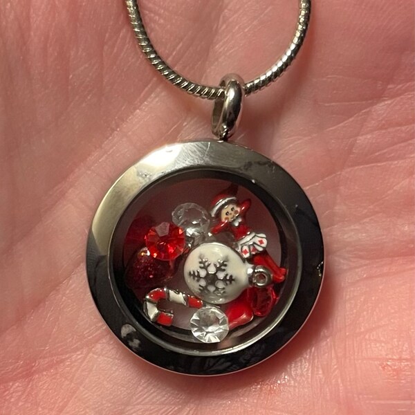 Holiday Floating Charm Set for Floating Lockets-10 Piece Set-gift Idea ...