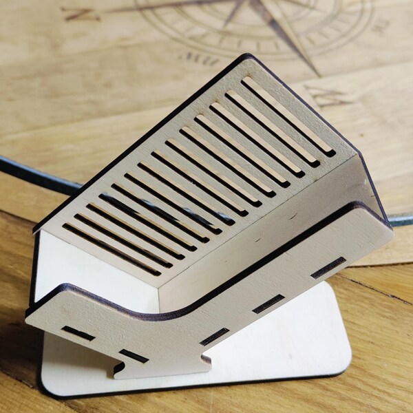 Business Card Holder Laser Cut Svg Files, Vector Files for Laser ...