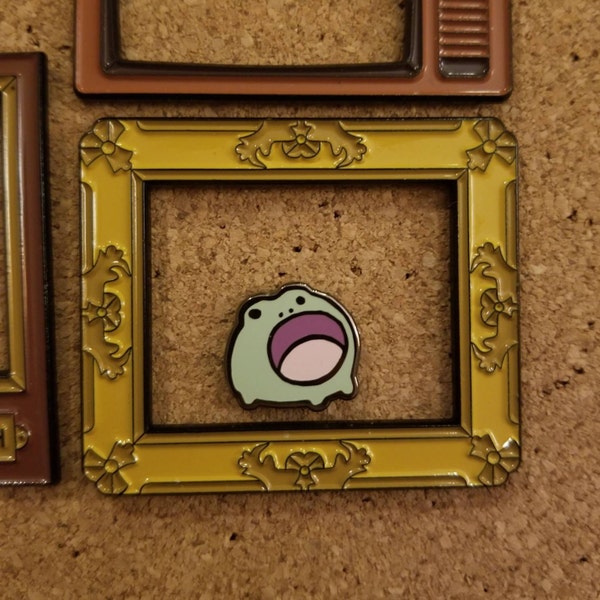 Art Gallery Frame Pin | Frame Your Pins Within an Enamel Pin | Cute ...