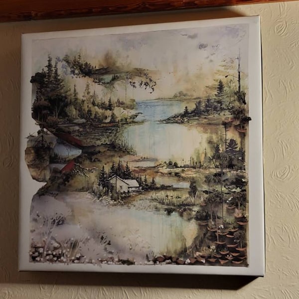 Choose Your Album Cover Square Album Cover Print Music Art Wrapped ...