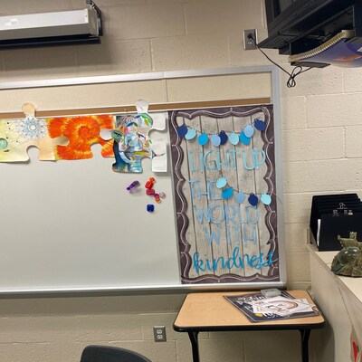 Light up the World With Kindness Bulletin Board Cut Out - Etsy