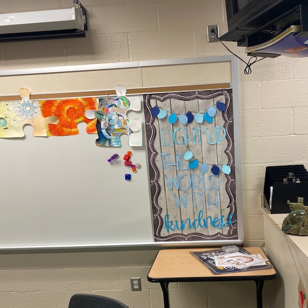 Light up the World With Kindness | Bulletin Board Cut Out - Etsy