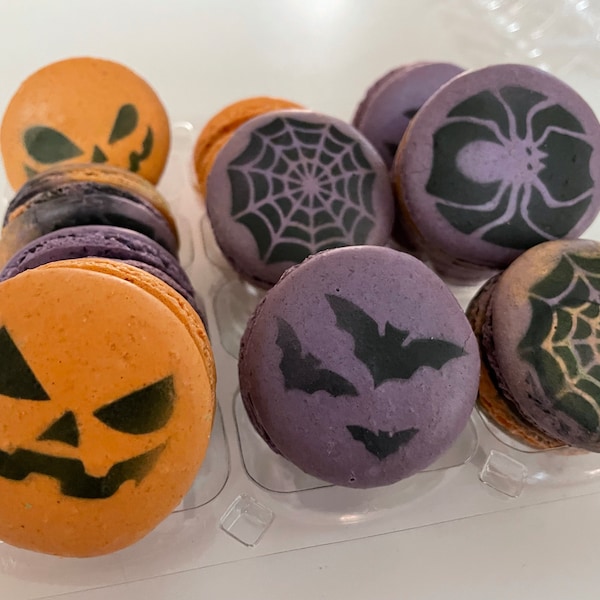 Salted Caramel French Macarons - 6.12 or 24 - French Salted Caramel ...
