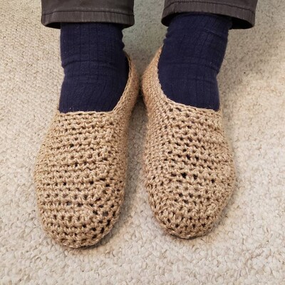 Nature Hemp and Linen Shoes for Home/crocheted Uggs/ Knit Socks ...