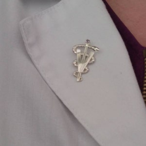 SLP Graduation Pin for Speech in Silver - Etsy