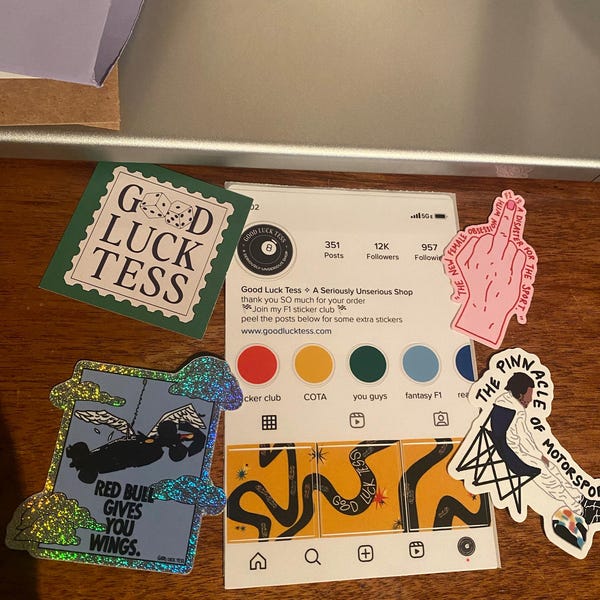 Good Luck Sticker Sheet | Aesthetic Sticker Sheet | Flash Tattoo ...