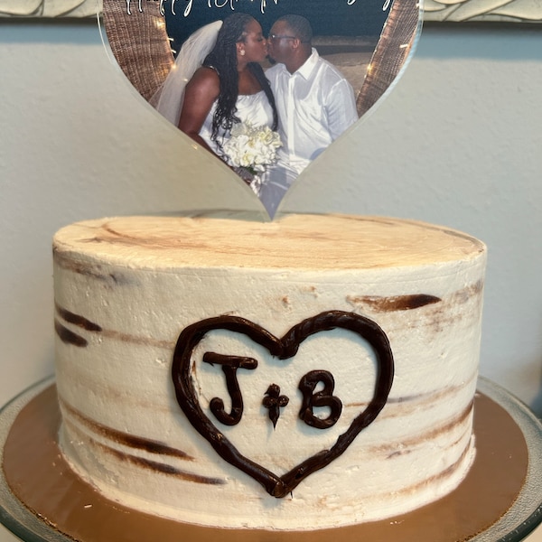 Custom Printed Cake Topper, Photo Cake Topper, Acrylic Cake Topper ...