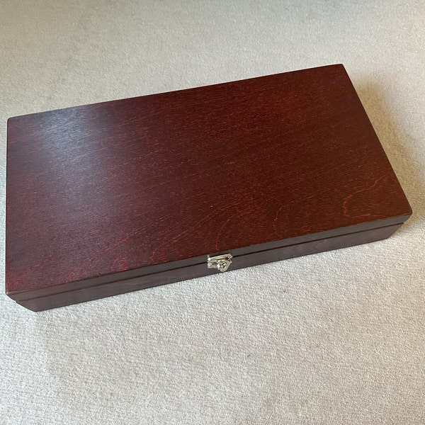 Wooden A4 Size Box / Dark Green Wooden Box / A4 Size Storage Box / 12 X ...