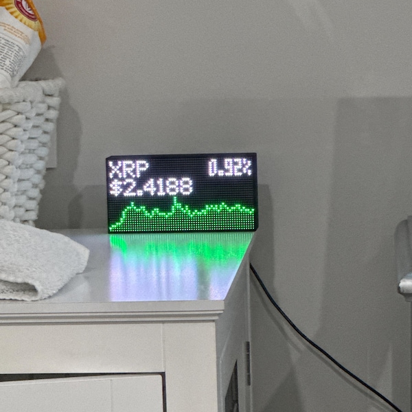 Stock Ticker Forex Crypto LIVE Price Wifi LED Display - Etsy