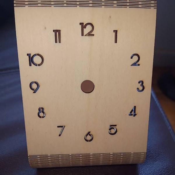 Clock Digital File for Laser and CNC 3mm | Clock | Ai | Art Laser Cut ...