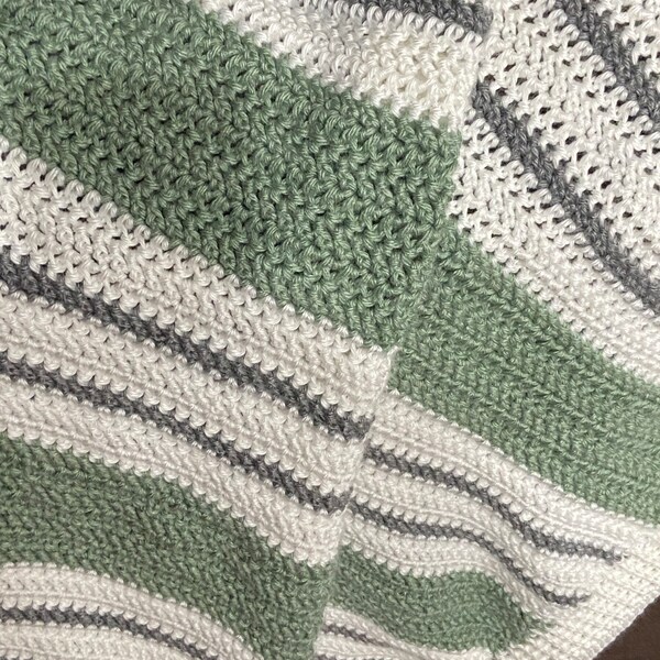 Crochet Woodland Heather Baby Blanket Pattern - Etsy