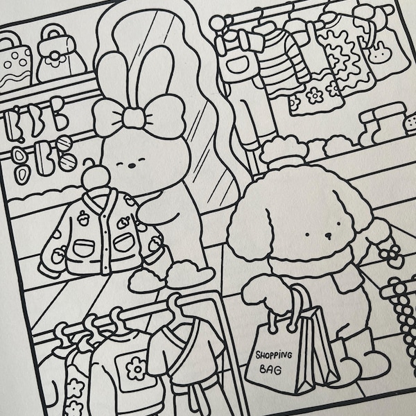 Cozy Friends: Super Cute Animal Characters Coloring Book by Coco Wyo - Etsy