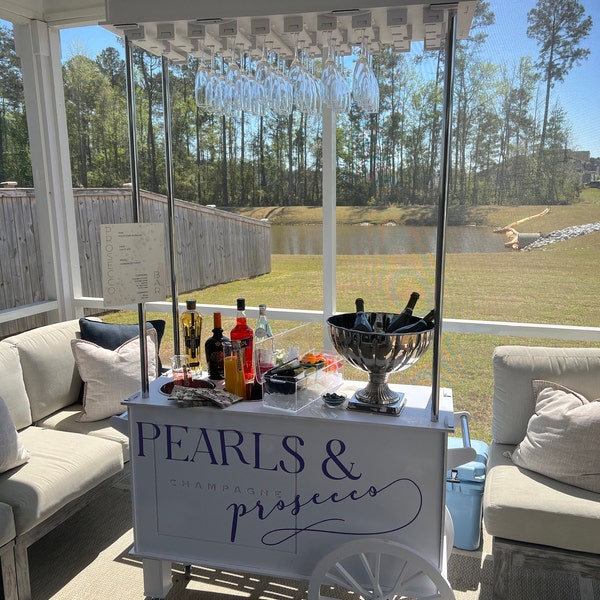 Personalized Decal for Dessert Cart, Birthday Party Decal, Pastry ...