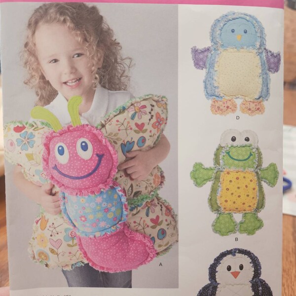 Simplicity 8485, Stuffed Cube Animals, Raccoon, Fox, Squirrel, Bunny ...