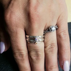 Class Ring Set Stackable Class Rings Affordable Class Rings Graduation ...