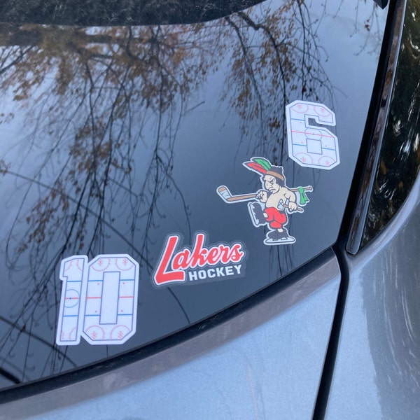 Custom Hockey Roster Stickers for Tournaments - Etsy