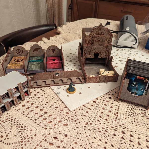 Wooden Frosthaven Monster Stands With a Storage Box by Smonex ...