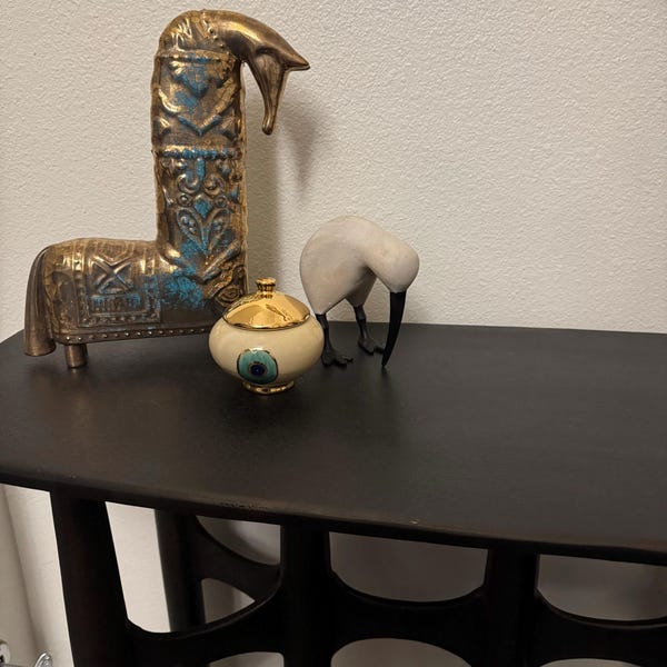 Modern Ceramic Knight Horse Figurine, Handmade Horse Sculpture, Gift ...