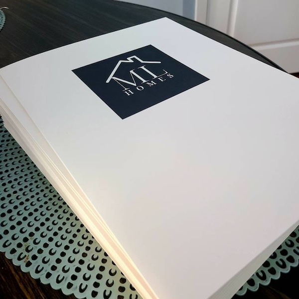 100 Custom Foil Stamped Pocket Folders, Branded Folders, Company ...