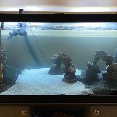 Large Flat Rock Wall, 18 Rock Bed, Red Lava Rock, Aquarium Landscape ...