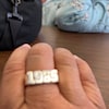 Personalized Year Ring , Custom Date Ring , Stackable Year Ring , Birth ...