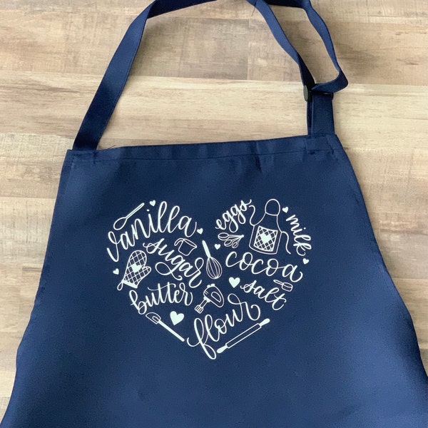 Baking Words Heart SVG, Handlettered SVG, Baking T-shirt Svg, Baking ...