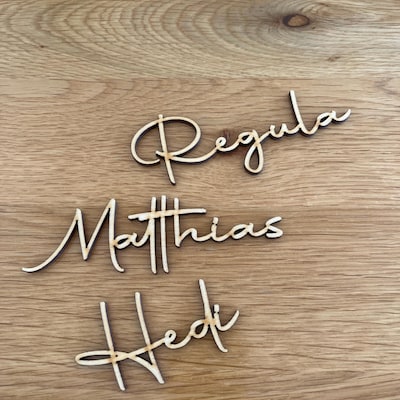 Custom TABLE NAMES Wooden Custom Wedding Table Name Topper Personalised ...