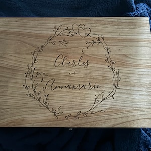 Love Letter Box Valentines Day Gift Box Personalized Small Wooden ...