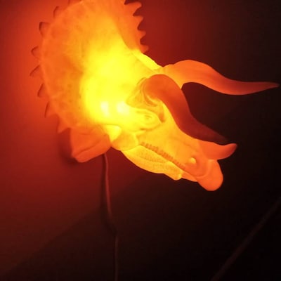 Tyrannosaurus Rex Wall Hanging 3D Printed Accent Lamp, T-rex, Novelty ...