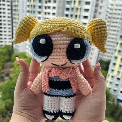 Crochet Pattern: Blossom From Powerpuff Girls, PDF Crochet Doll Pattern ...
