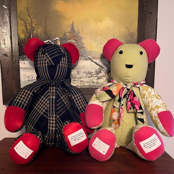 Personalized Memory Bear - Etsy