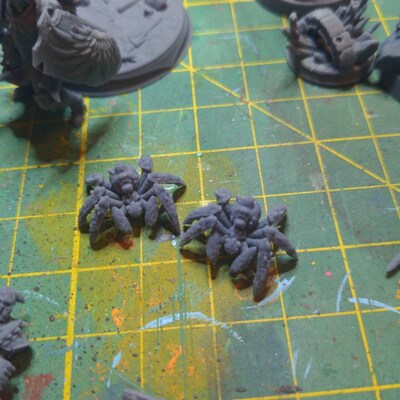 Spider Miniature Small Spider Monster Mini Dungeons and Dragons Mini ...