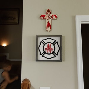 Firefighter Cross SVG Digital File Download Dxf Pdf Png Svg Commercial ...