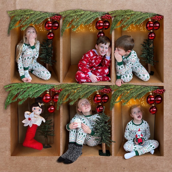 16 Box Photography Template, Collage for in the Box Photography, Inside ...