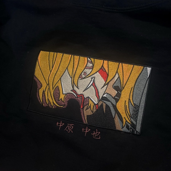 BSD Inspired Embroidered Decay of the Angel Crewneck / T-shirt / Hoodie ...