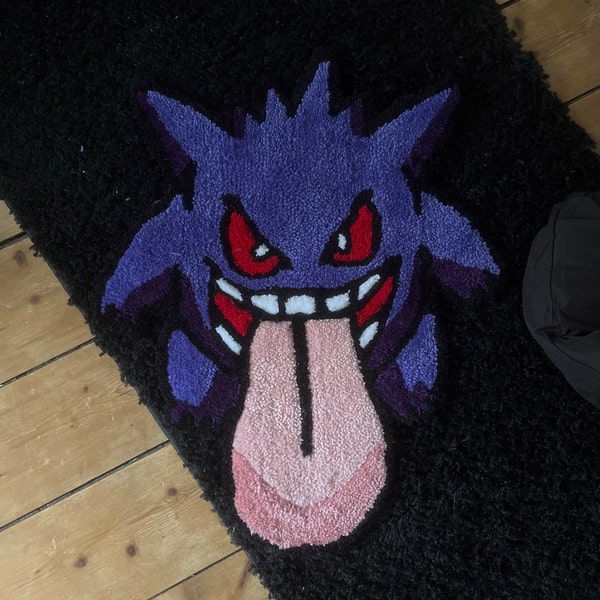 PURPLE ANIMAL RUG / Gamer Rug / Christmas Room Décor / Rugs for Kids ...