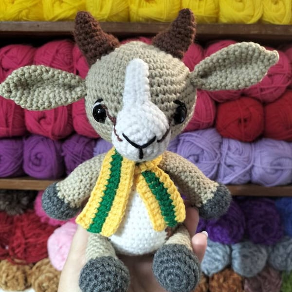 Crochet Gazelle Pattern, Amigurumi Springbok, Low Sew Gazelle Pattern ...