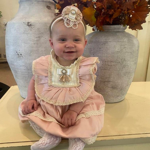 Baby Girl Dress, Vintage Birthday Girl Dress, Nostalgic Children's ...