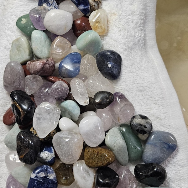 Assorted Mix Tumbled Stones: SMALL, MEDIUM or LARGE Sizes Wholesale ...