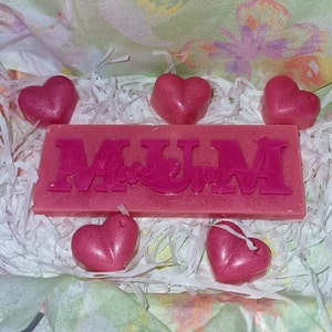 Single Heart Snap Bar Design Wax Melt Bar Silicone Mould - Etsy