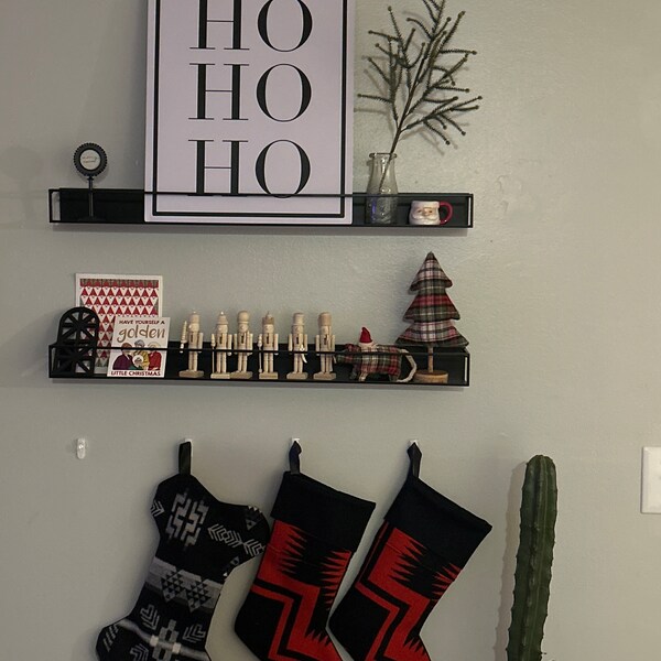Inspired Navajo Christmas Stocking Made From Pendleton Wool | Rustic ...