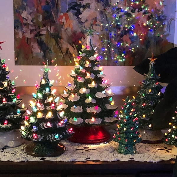 Large Ceramic Christmas Tree Stars. Replacement Star. Aqua-blue-clear ...