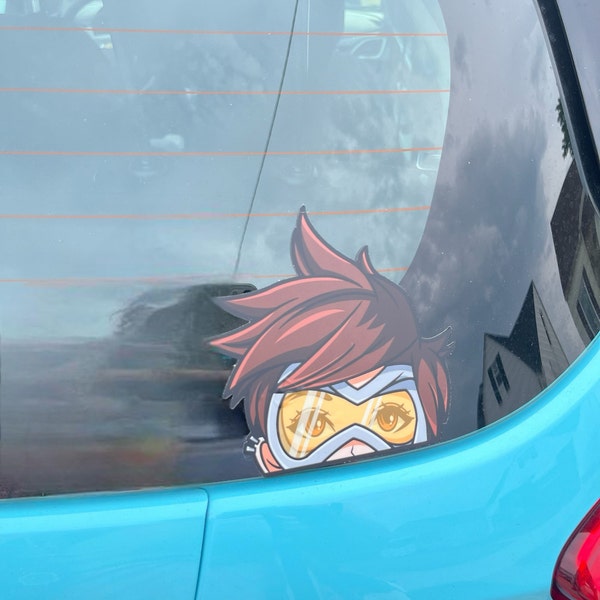 Mischievous Magician Peeking Decal - Shonen Action Fantasy Anime ...